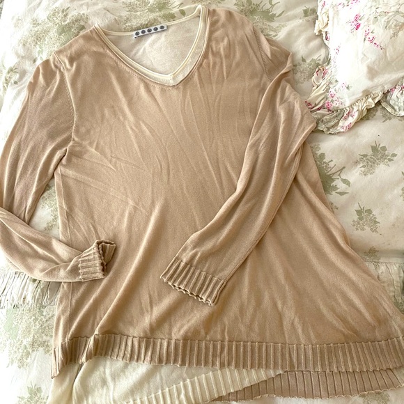 Kukon | Sweaters | Kokun Cashmere Layered In One Ladies Sweater | Poshmark